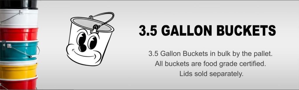 3.5 Gallon Buckets - Premium Storage Solutions